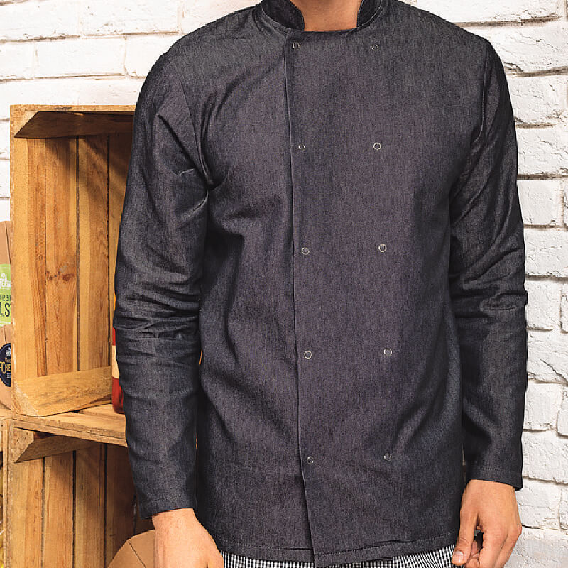 Denim chef's jacket - Urban Print Workwear